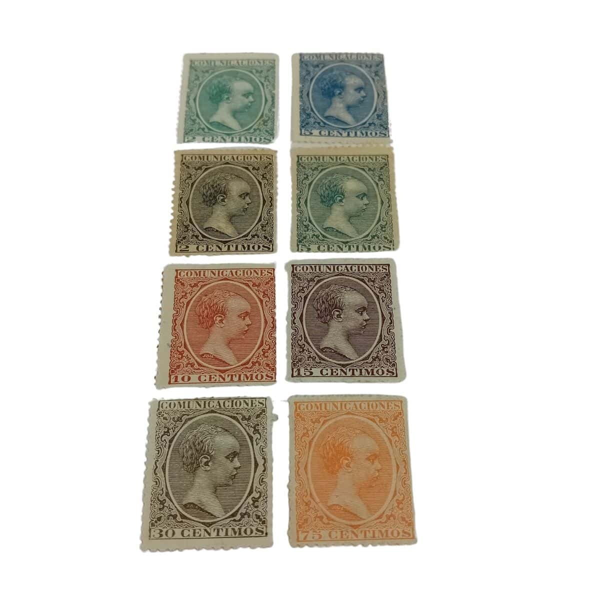 Spanish Stamps 1889: King Alfonso XIII Pelon Baby Head MH - Antiques ...